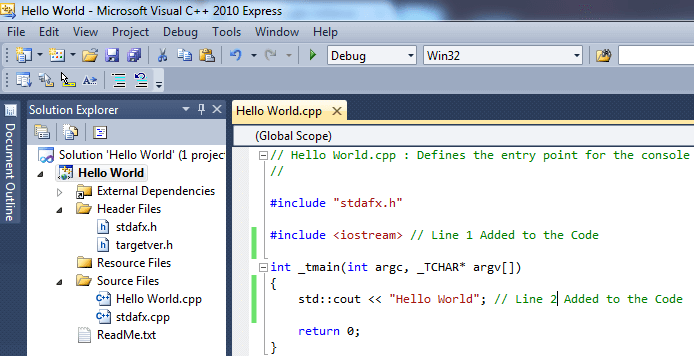 Visual C C Code Sample Tutorial And Example For Beginner Images